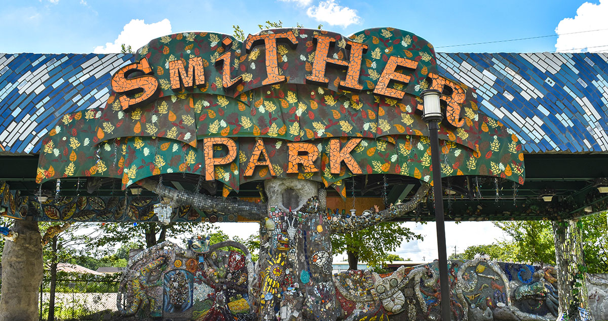 Mosaics in Smither Park | The Buzz Magazines